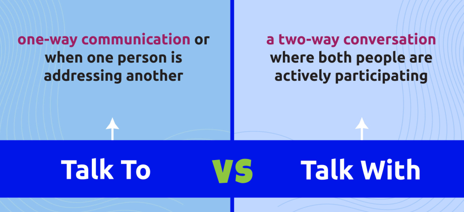 Talk To vs Talk With - Exercise and Lesson